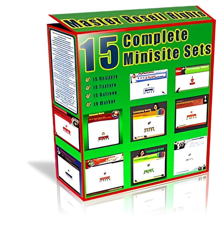 15 Complete Minisite Sets - Editable Templates